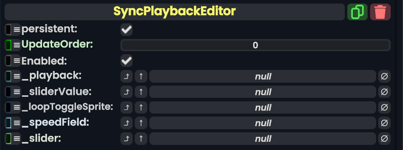 Component:SyncPlaybackEditor - Resonite Wiki